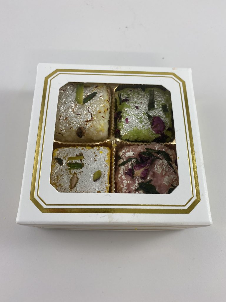 Small Assorted Burfi Box - Madhuram Sweets - Bengali Sweets at its best